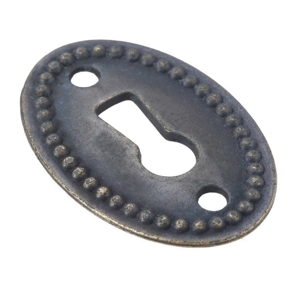 2/10/20Pcs Antique Bronze Keyhole Cover Carved Hollow Connectors ...