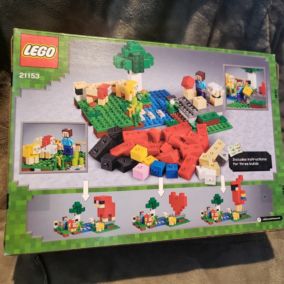 Lego Minecraft The Wool Farm 21153 Retired Set New Factory Sealed Box ...