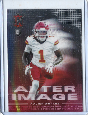 2024 Topps Signature Class Xavier Worthy After Image Rookie Insert Card ...
