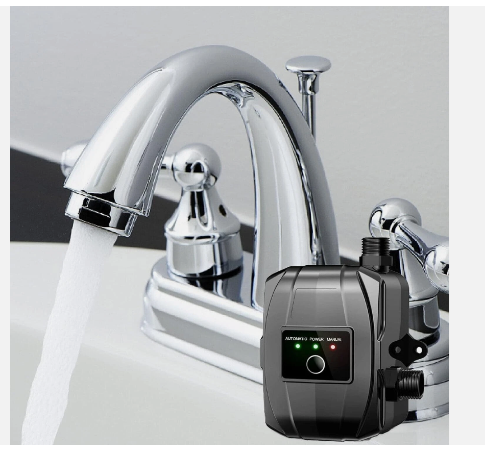 150W Water Pressure Booster Pump, Household Automatic Silent Tap Hot ...