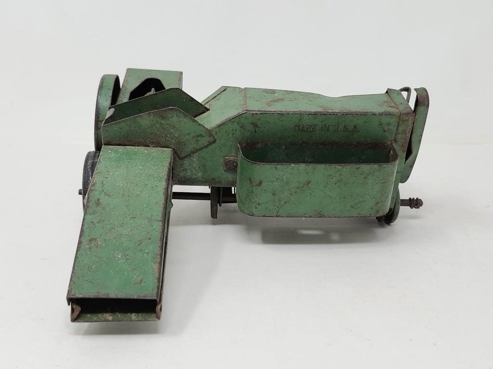 Vintage John Deere 1:16 Pressed Steel Hay Baler USA Missing Wheel | eBay