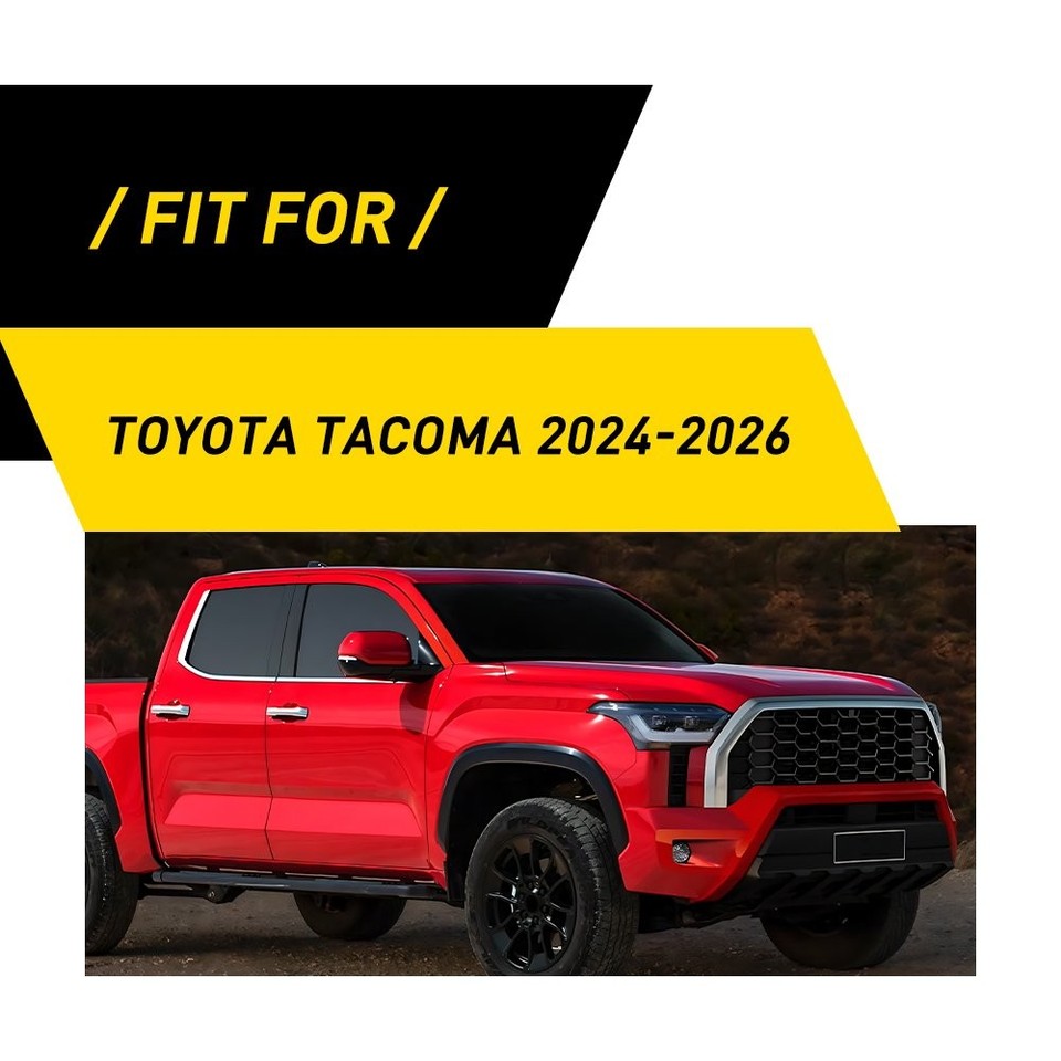 Fits Toyota Tacoma 2024 To 2026 Carbon Fiber Center Air Vent Outlet ...