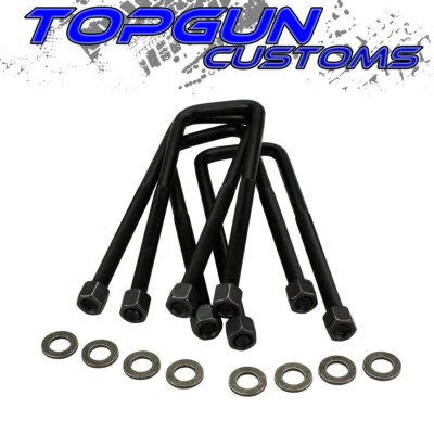 Fits 2004-2011 Ford F150 Rear Axle 11.25" Zinc Plated Steel U-Bolt Set ...