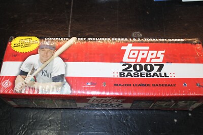 2007 Topps Baseball FACTORY SEALED SET w/5 ROOKIE PACK! | eBay
