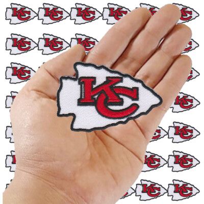 Wholesale Kansas City Chiefs Nation Football Logo Size 2.6"x1.7" Iron ...