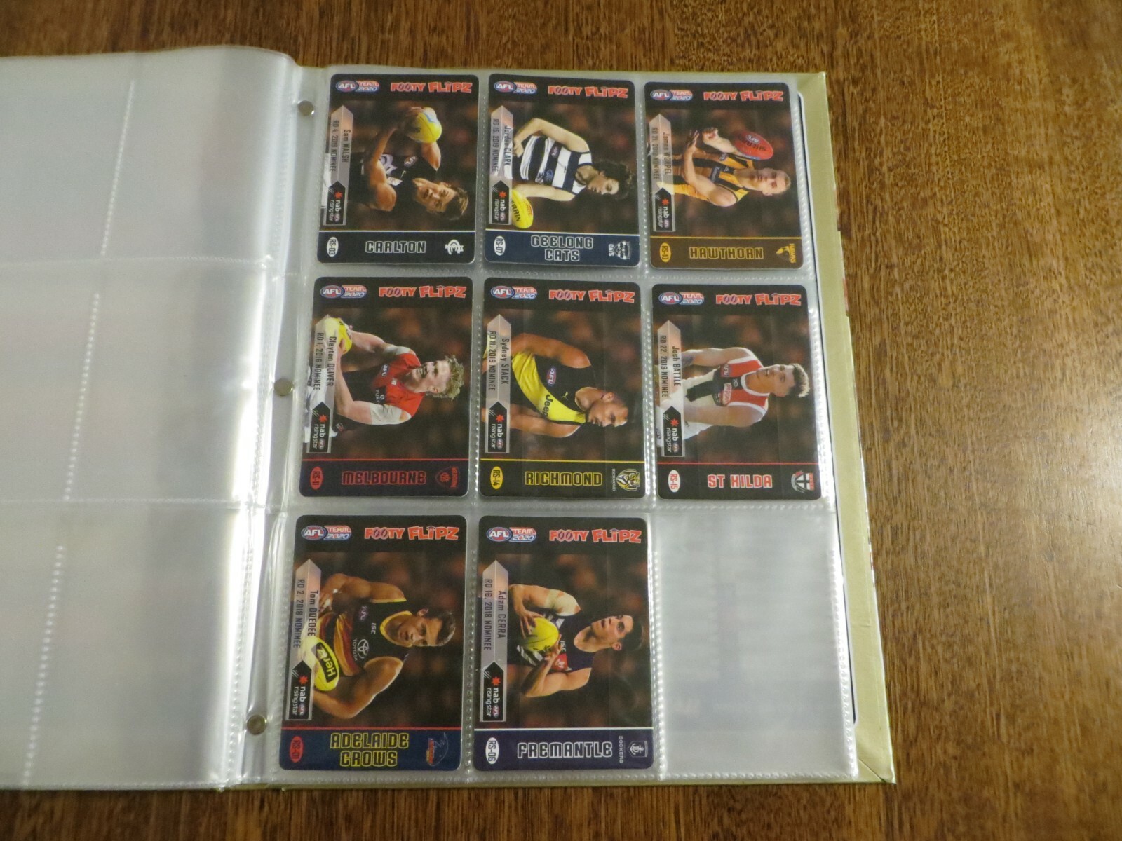 2020 TEAMCOACH FOOTY FLIPZ RISING STAR CARD LOT 8 CARDS | eBay