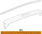 GM OEM 03-24 Express 1500 Rear Body Floor Exterior Trim-Applique ...