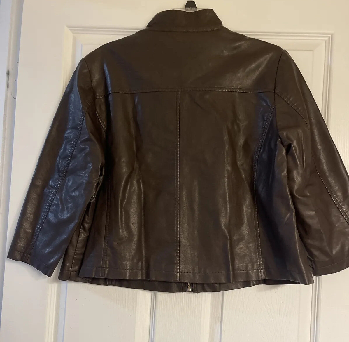 New W/Defects (see Photos): Worthington Brown Jacket Petite Large, Faux Leather | eBay