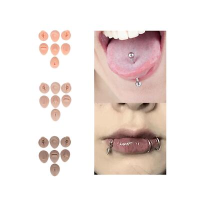 Silicone Body Piercing Model Display Body Part Teaching Prop ...