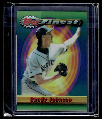 1994 Topps Finest Refractor #213 Randy Johnson Mariners HOF | eBay