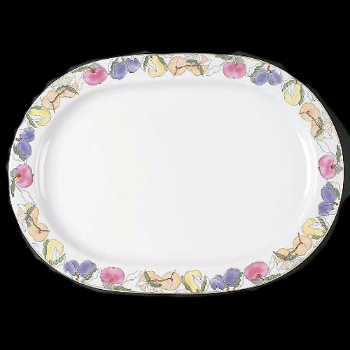 FRUITS by Block Spal Platter 15.3" NEW NEVER USED Porcelain made in ...