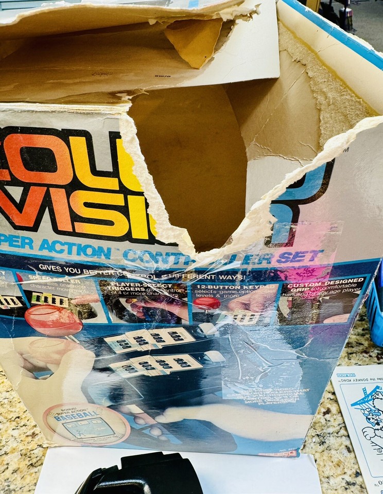 ColecoVision Super Action Controller W/ Original Box Untested | eBay