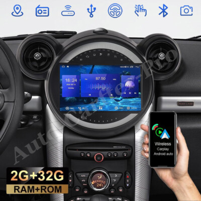 For Mini Cooper Countryman 2011-2016 Paceman Android Radio Carplay GPS ...