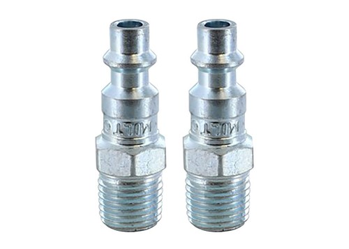 Milton 727 NPT "M" Style 1/4 Male Air Line End Plug (MIL727) 2-Pack ...