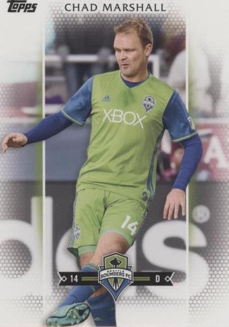 2017 Topps MLS - Chad Marshall #143 for sale online | eBay