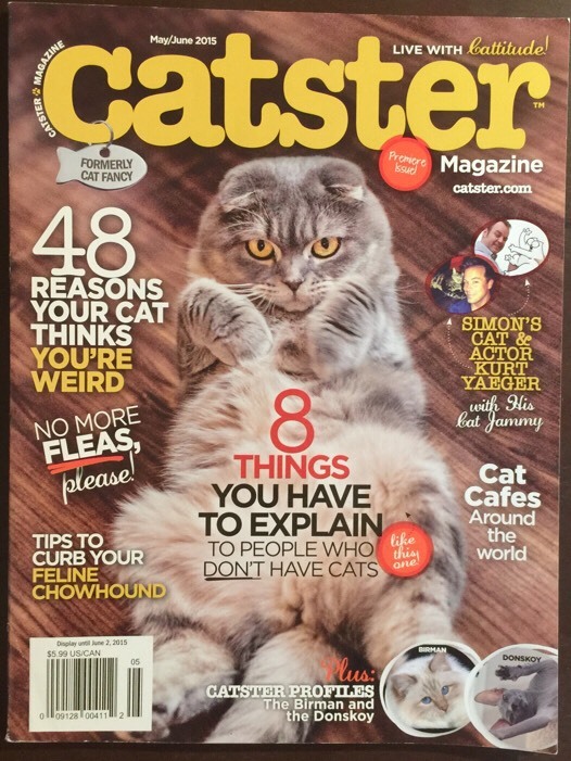Catster Magazine Things You Have To Explain May June 2015 FREE SHIPPING ...