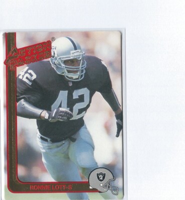 1991 Ronnie Lott Action Packed Card Raiders NFL | eBay