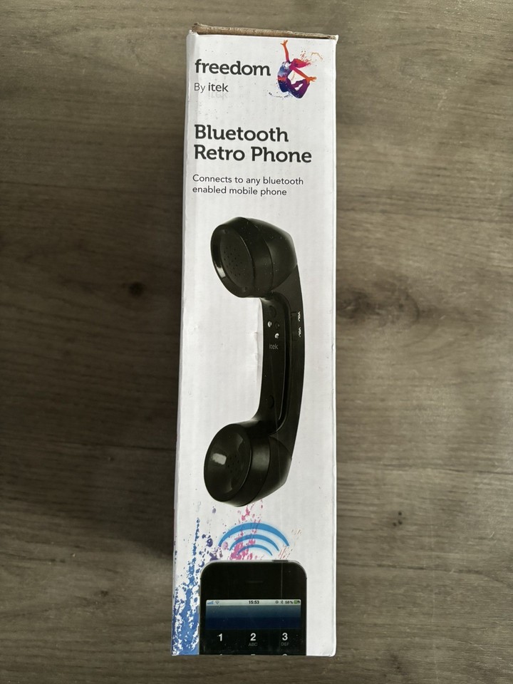 Retro Telephone Bluetooth Retro Phone Handset Black USB- New not been ...