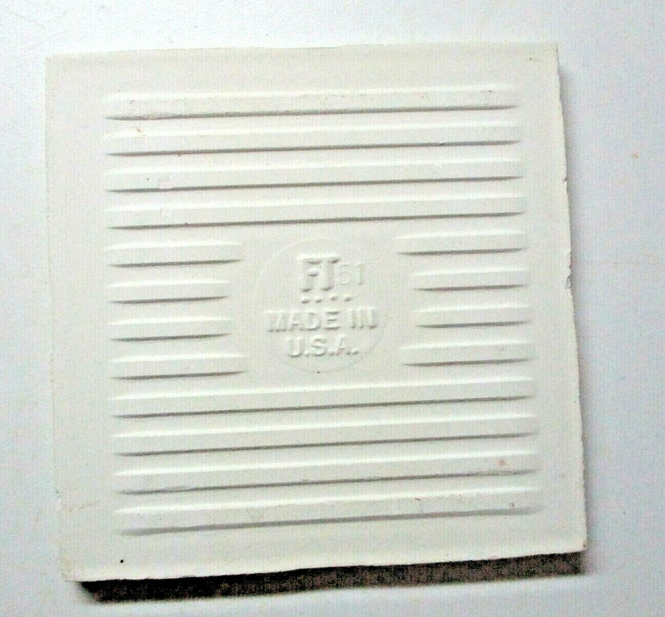 1 Wall Tile FT Florida USA 4-3/8" 1970 Crystalline Beige Satin Gloss ...