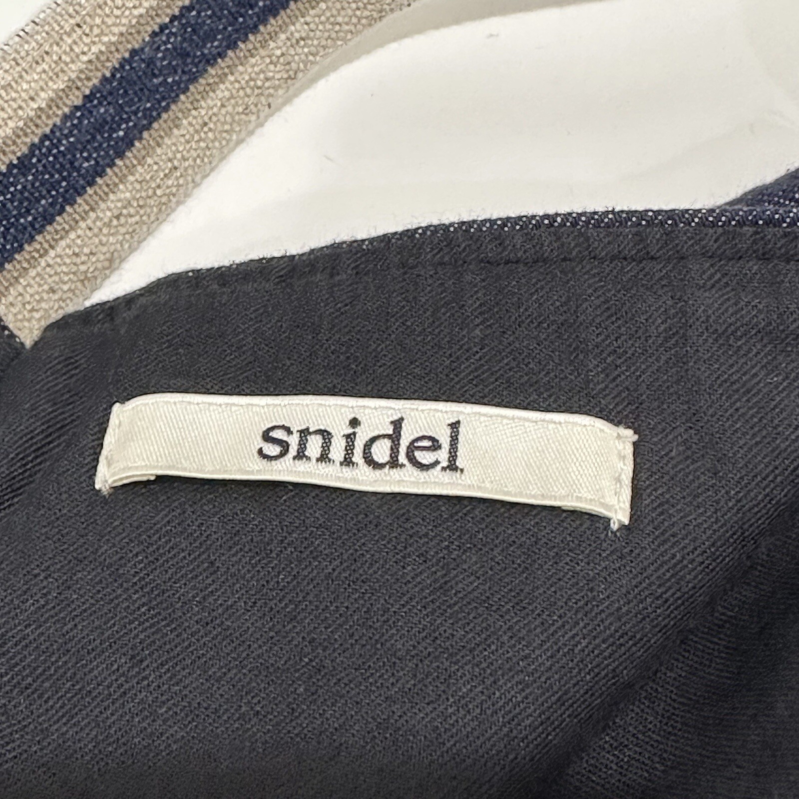 Snidel Dress Womens Size 1 (AU 6) Blue Denim Midi Strap Shirred Front VGC | eBay