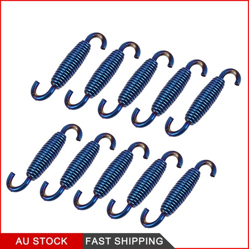 Universal Pack (10) 59mm Motorcycle Exhaust Pipe Stainless Steel Swivel ...