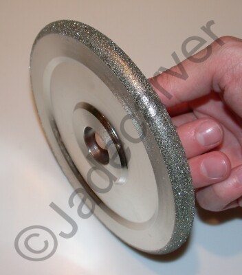 Diamond Lapidary Grinding Wheel, Convex 6"x3/8"; 220 grit | eBay