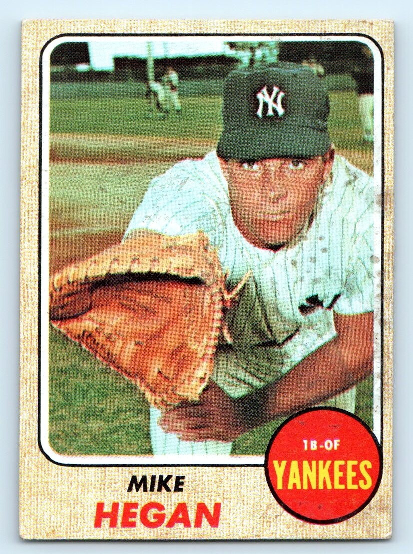 1968 Topps Baseball Cards #402 Mike Hegan New York Yankees ONLY $1.49 ...