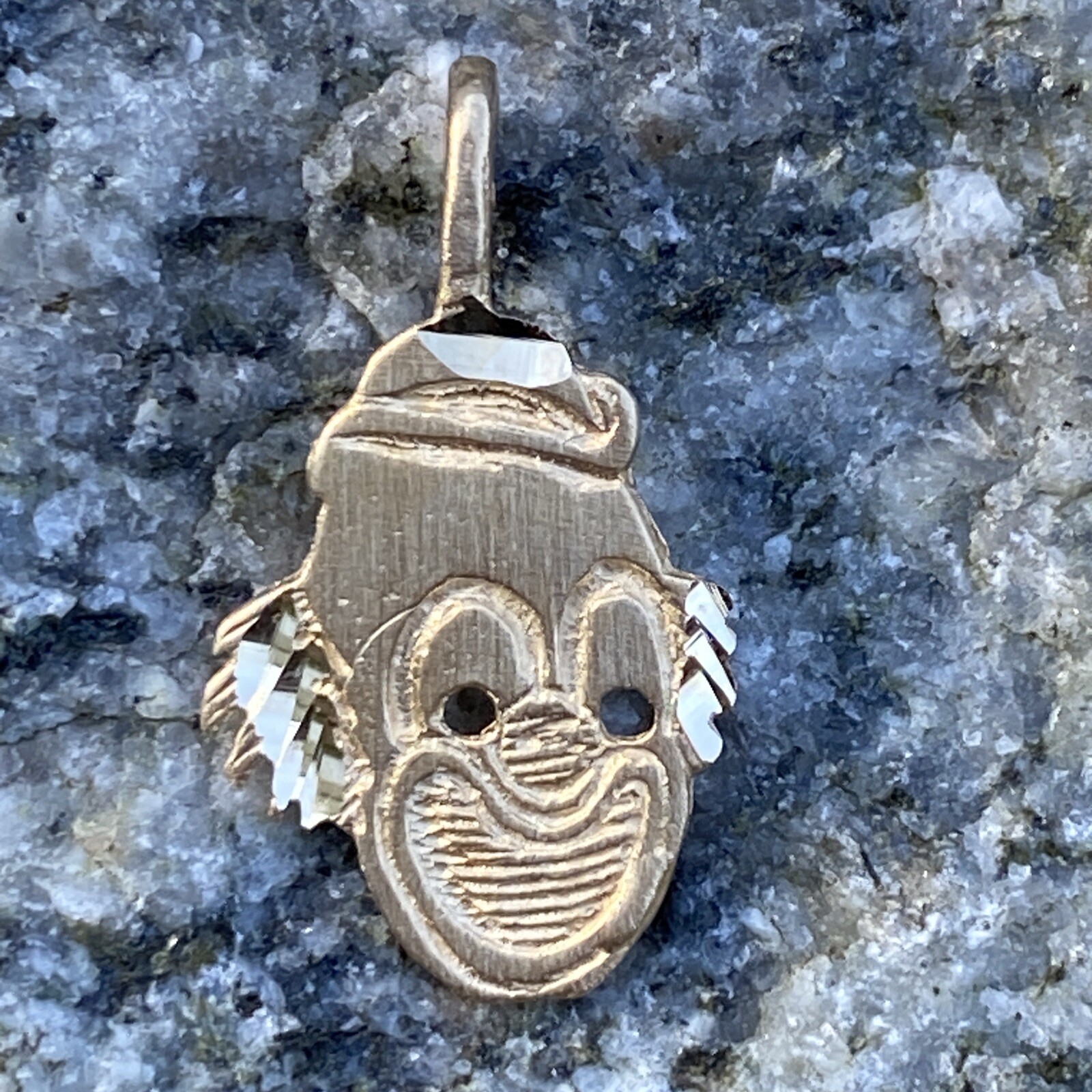 14K Yellow Gold Happy Clown Face Charm by Michael Ant… - Gem