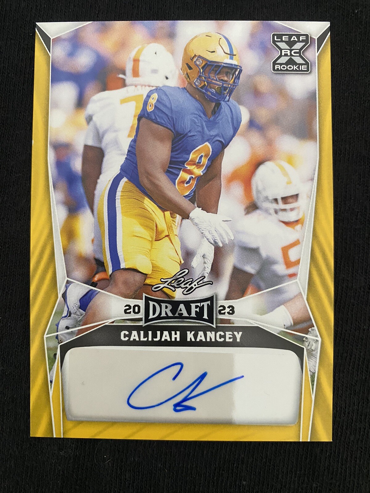2023 Leaf Draft - Autographs Calijah Kancey #BA-CK1 Gold (AU, RC) for ...