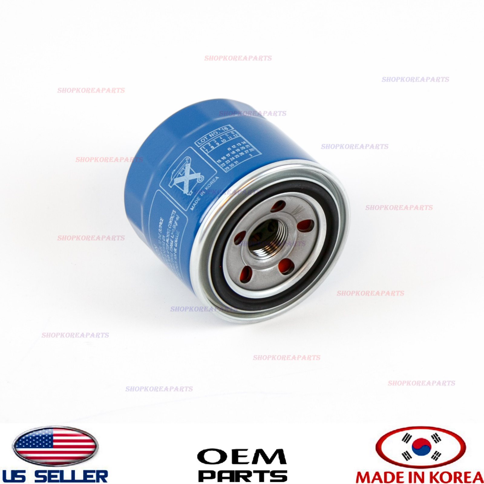 ENGINE OIL FILTER GENUINE GASOLINE HYUNDAI KIA 1986-2024 2630035504 ...