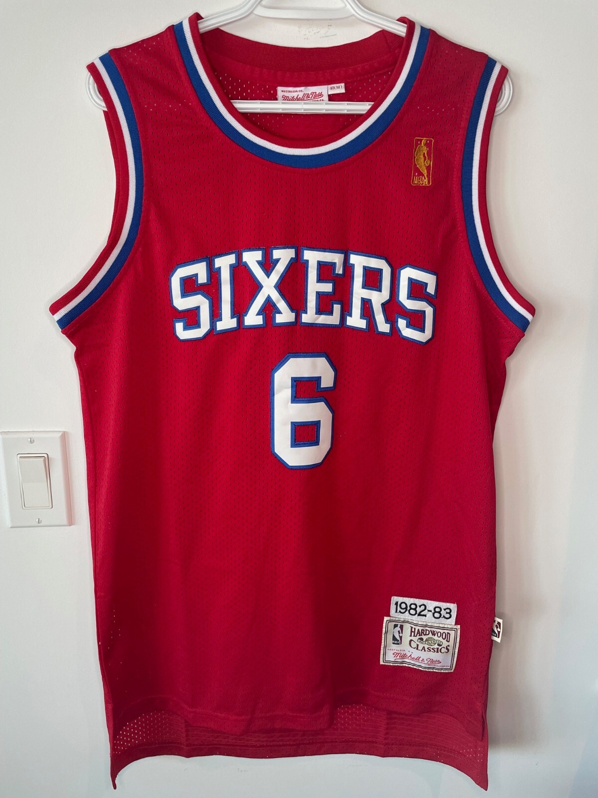 Mitchell & Ness 82-83 Vintage Julius Erving #6 76ers Sixers Jersey Size 40 (M) | eBay