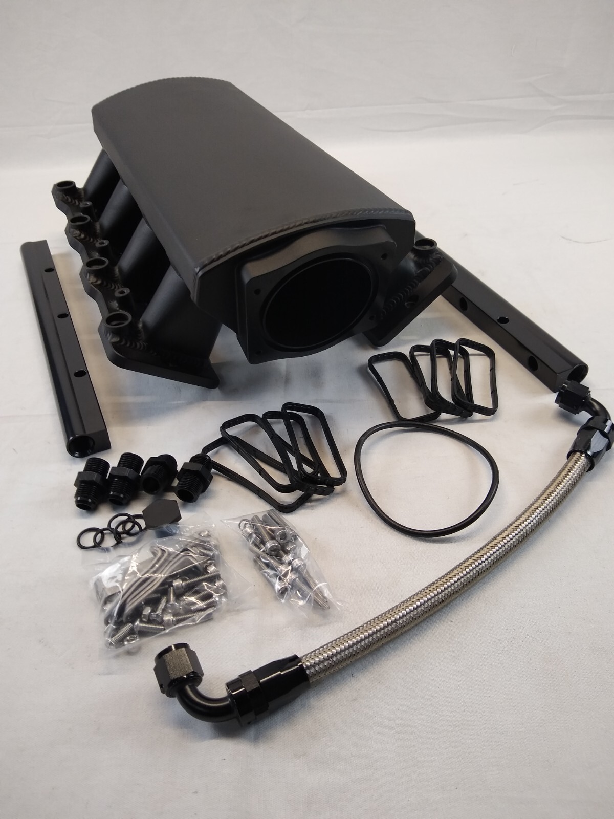 LS3/L92 Fabricated Intake Manifold Angled E42613BK