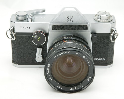 Vintage Sears T.L.S. M42 Screwmount 35mm Chrome Film Camera Body ONLY ...