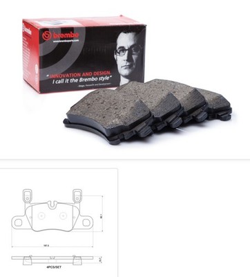 Front Brake Pads Sensors For Porsche 911 Carrera Targa With PCCB ...
