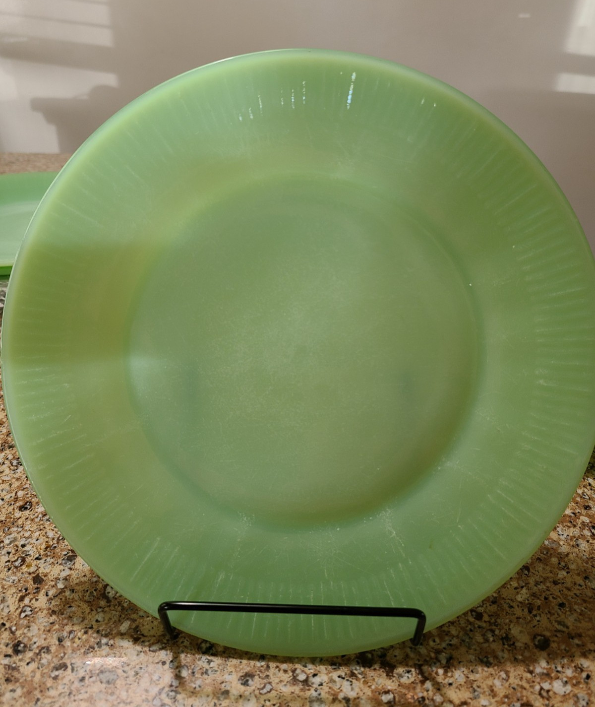 Set of 6 Fire King Jadeite 9" Dinner Plates - Jane Ray, NO-Chips NO ...