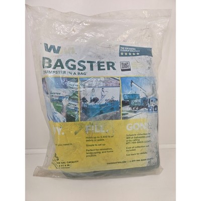 Waste Management Bagster Dumpster in a Bag 3,300 lb Capacity New Sealed ...