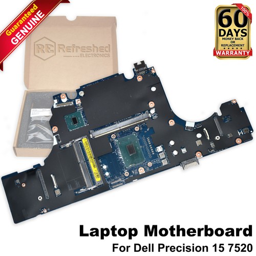 Dell Precision 7520 Motherboard i7-7700HQ Quad-Core CPU 2.8GHz LA-E311P ...