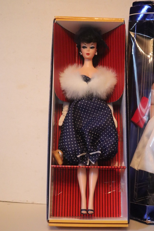 Three Mattel/Barbie Repro dolls Gay Parisienne, BL Red Flare and Midge ...