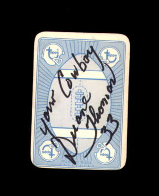 Duane Thomas Signed 1971 Topps Game Cards Dallas Cowboys Autograph | eBay