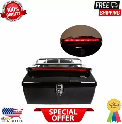 Trunk Luggage Tail Box Tail Light Tour Pak Pack Backrest For Touring ...