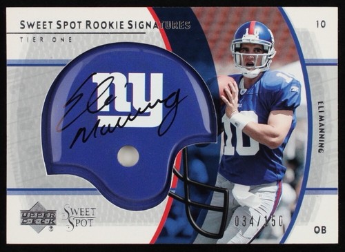 Eli Manning 2004 Sweet Spot #290 Autograph #034/150 RC | eBay