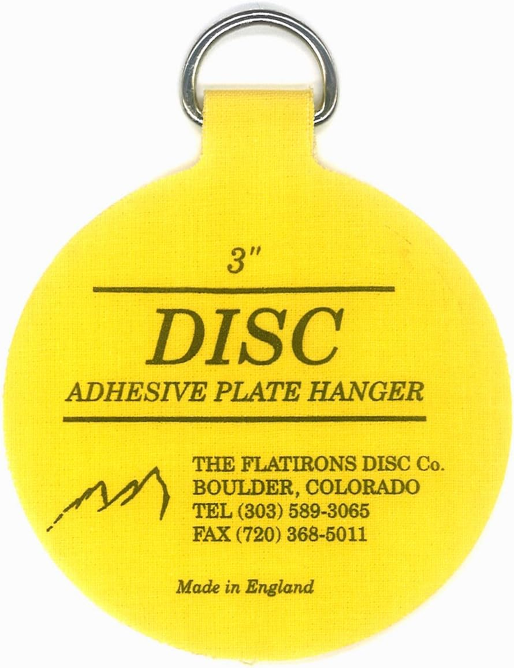 Invisible English Disc Adhesive Medium Plate Hanger Set (4-3 Inch ...