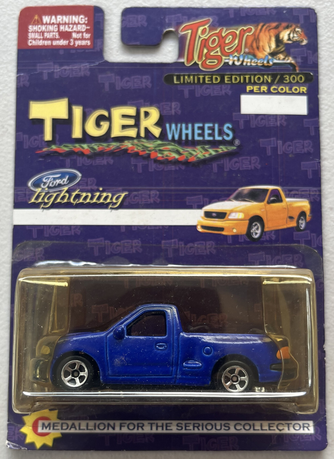 2000 Tiger Wheels Ford SVT F-150 Solid Blue Ford Lightning Series 1 of ...