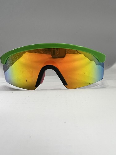 Vintage Oakley Razor Blazed Sunglasses Green Frame W/ Blue Legs | eBay