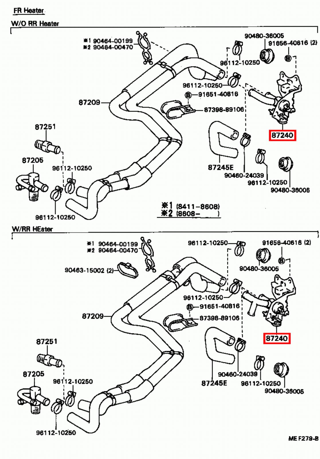 Genuine Hilux YN67 YN65 YN63 4Y 2.2 Petrol 3Y 2.0 Petrol Heater Water ...