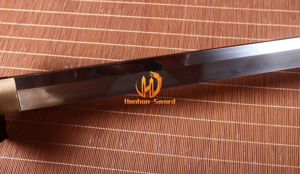 T10 Clay Tempered Ninjato w/ Hamon Japanese Ninja Sword Katana KAMASU-Kissaki | eBay