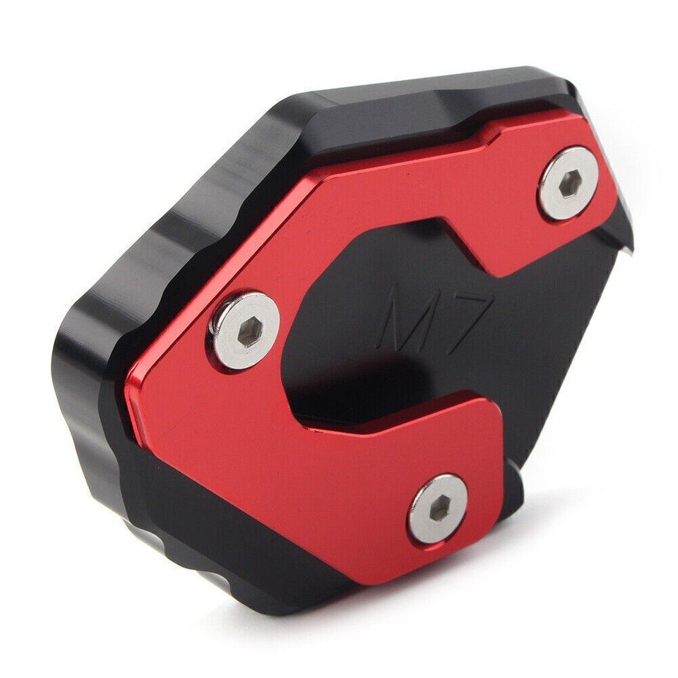 CNC Kickstand Side Stand Extension Pad Plate Fit Yamaha MT-07 FZ-07 ...