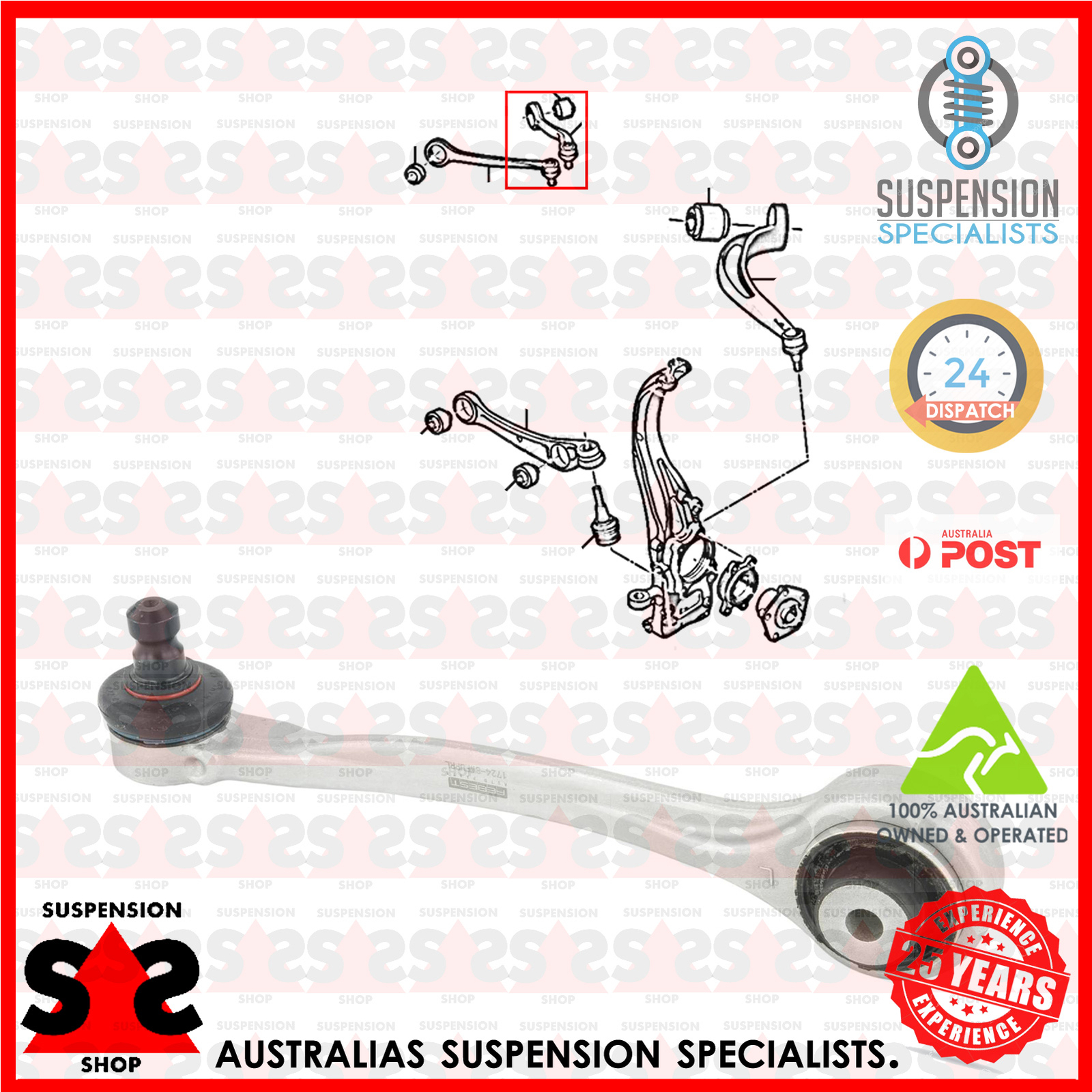 Upper Control/Trailing Arm, Wheel Suspension Suit AUDI A5 Sportback ...