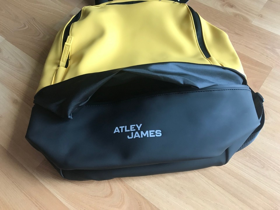 New Men’s / Women’s Unisex Atley James Yellow & Black Water-Resistant ...