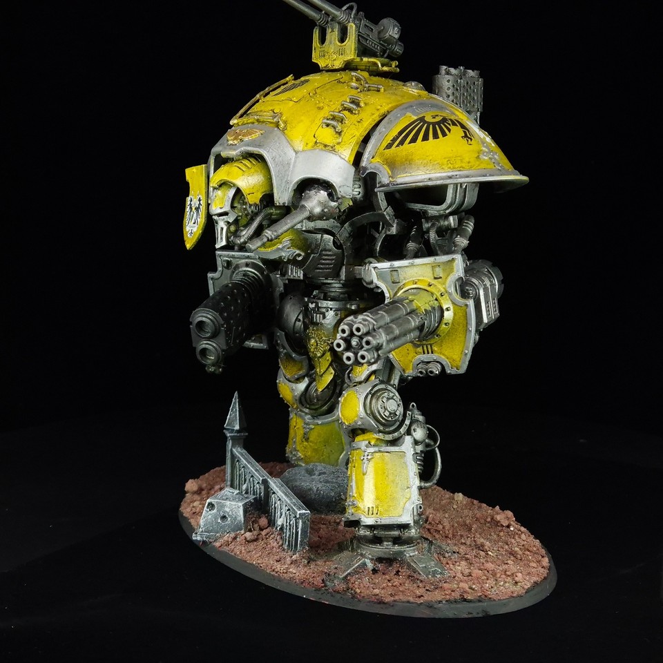 Warhammer 40k Knight Warden Painted Imperial Knights Games Workshop | eBay